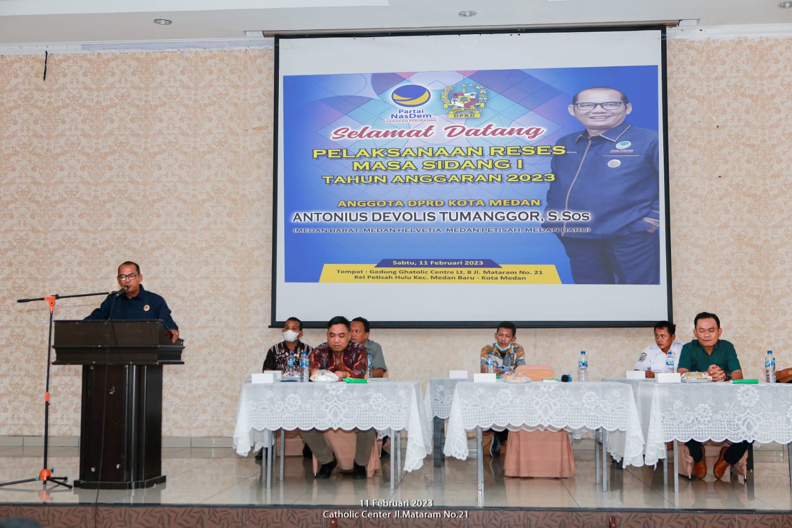 Reses Antonius Tumanggor, Pastor R Sargih Serahkan Proposal Pembuatan ...