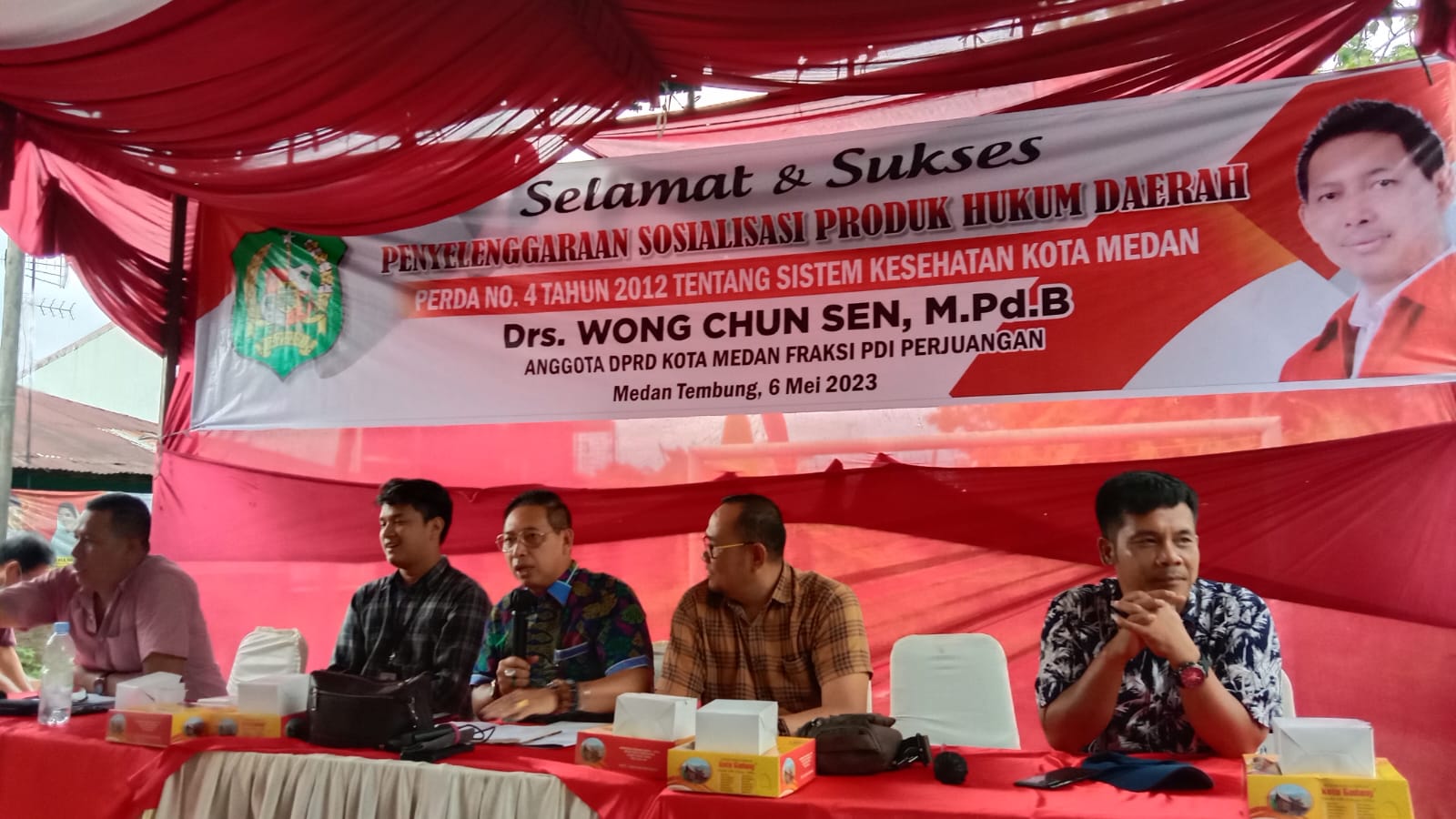 Sosialisasikan Perda Kesehatan, Wong Chun Sen: Menjaga Kebersihan dan ...