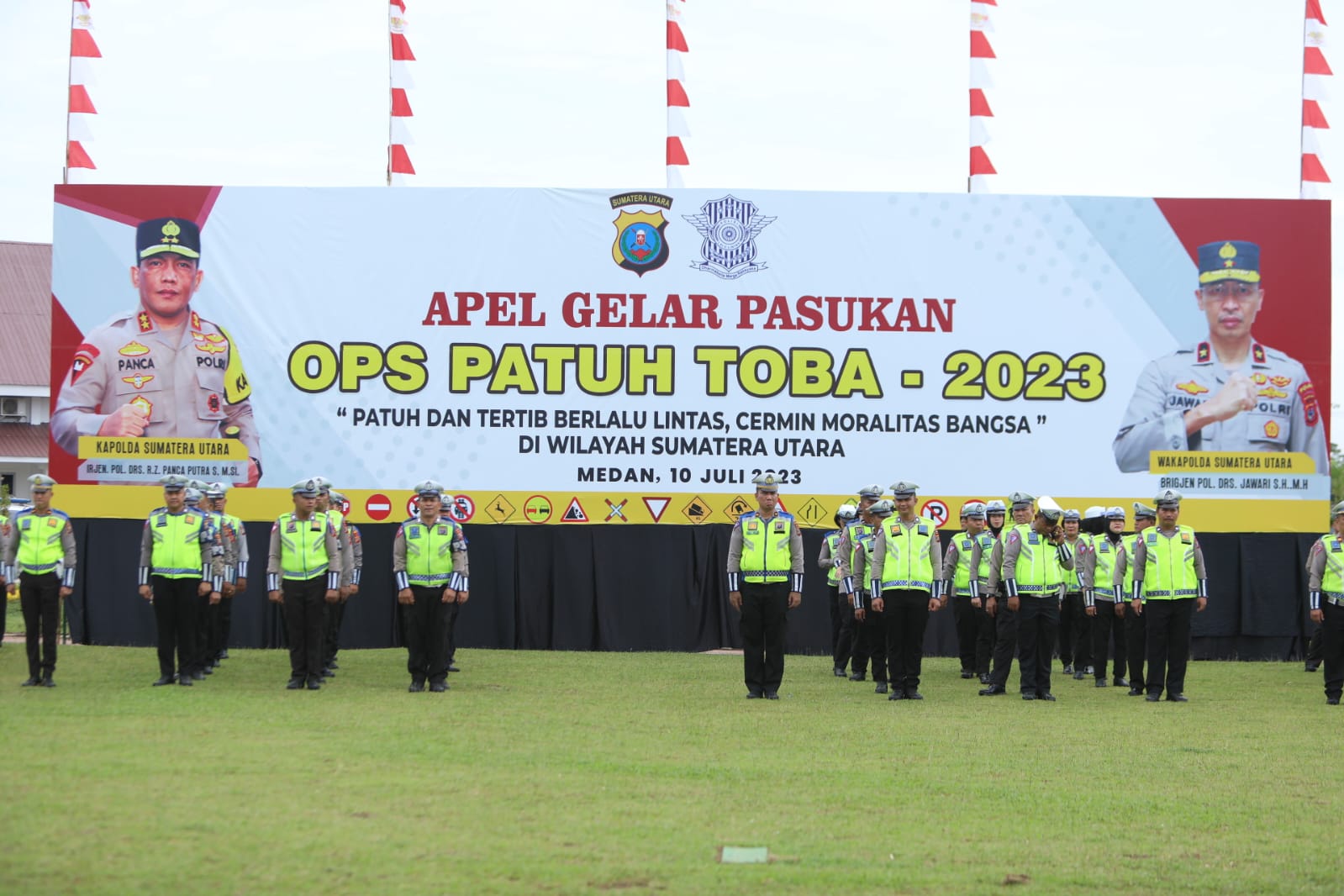 Polda Sumut Gelar Operasi Patuh Toba 2023, 1.345 Personil Gabungan diturunkan, Ini sasarannya ...