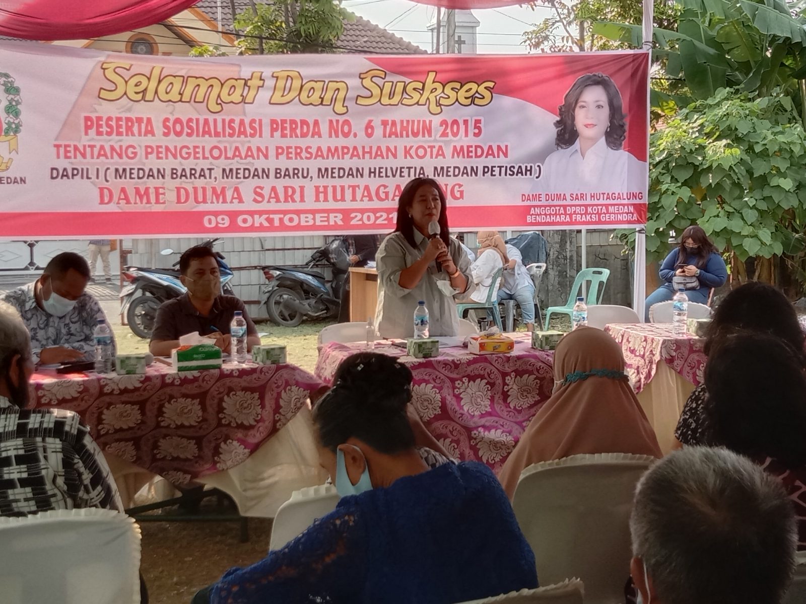 Pada Sosialisasi Perda Persampahan Sesi Pertama, Dame Duma Ajak Masyarakat Bijak Kelola Sampah ...